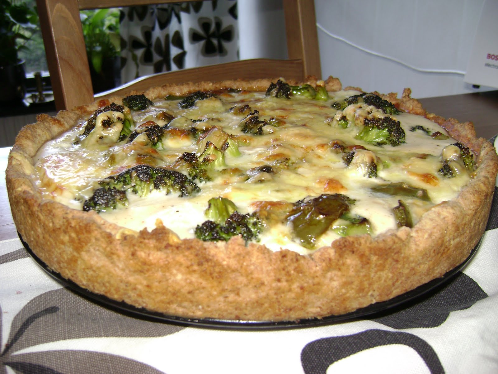 Hos Kasia: Ost och broccoli paj