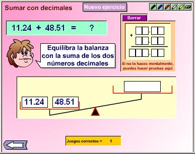 Crea y aprende con Laura: SUMAR CON DECIMALES. Genmagic