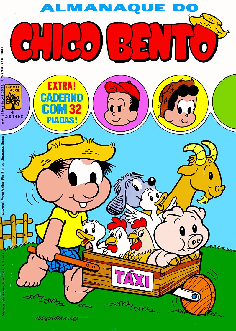 ARQUIVOS DO CHICO BENTO: Almanaque do Chico Bento no. 4, Editora Abril