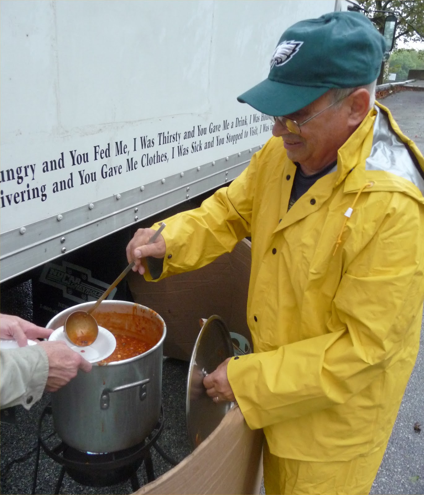 Facing Hunger in America: Feeding the Hungry in the Rain
