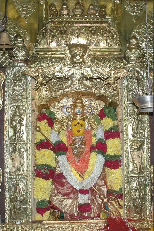 Dhyanam: Swarna Khachitha Durga Devi Alankaram of Kanakadurga- First ...