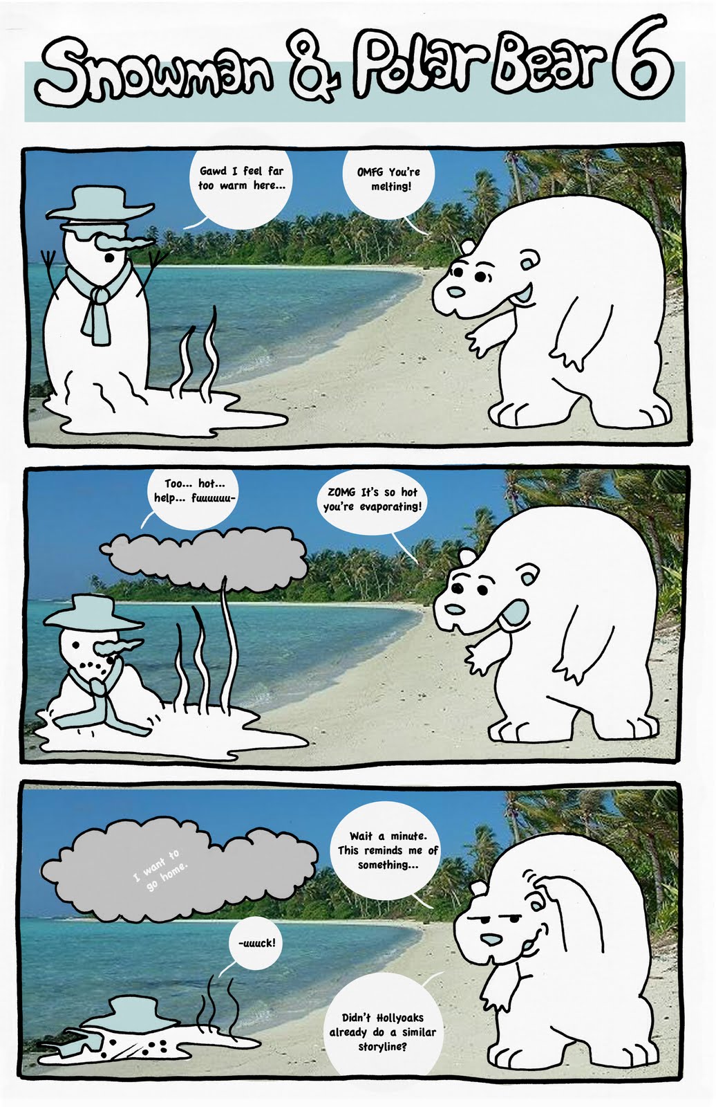 Get Lost, Snowman and Polar Bear! - Matty H Comics!