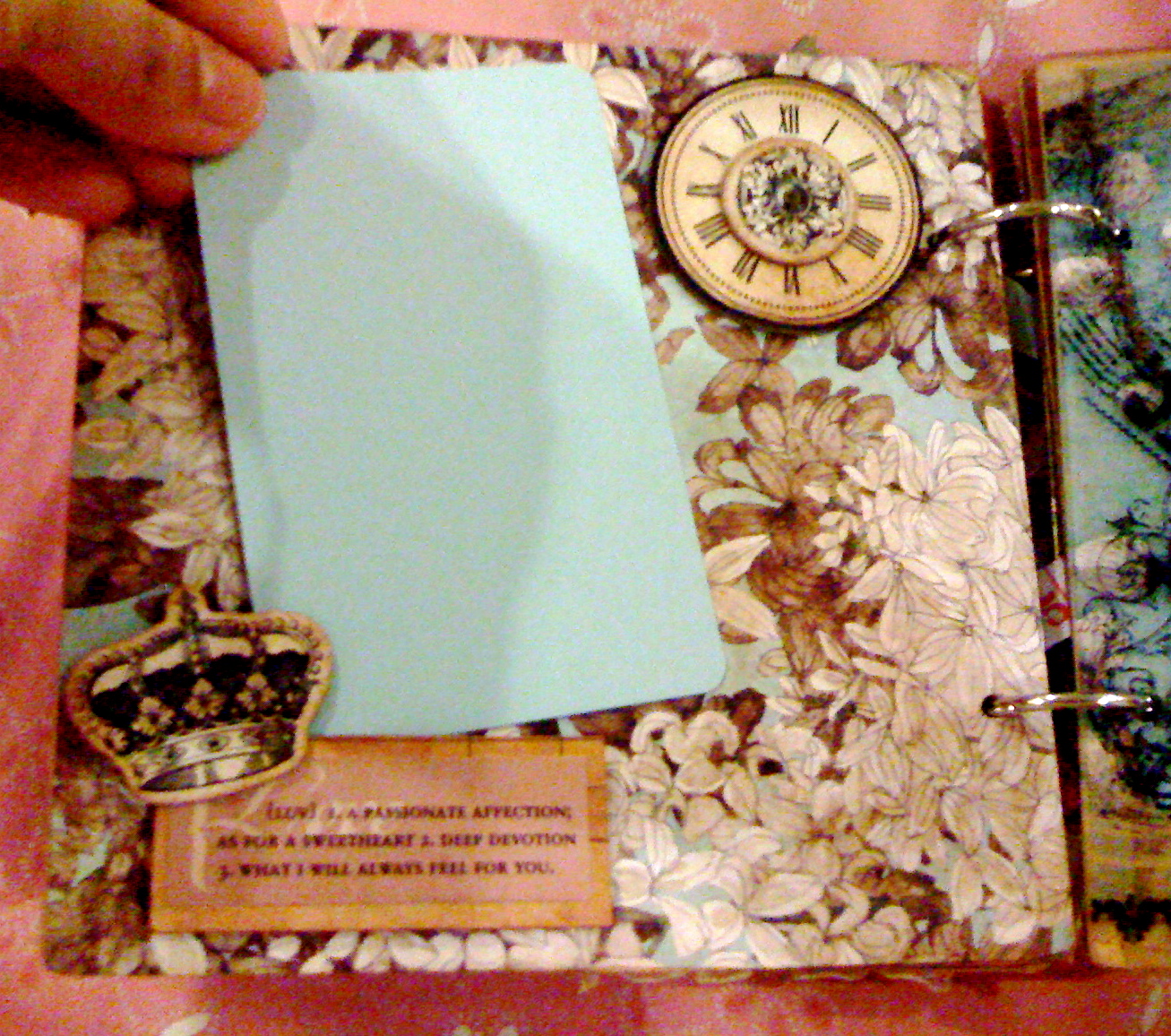 Paper Crafts with KraftyMom: ACRYLIC BOOK- "For You" (1200)