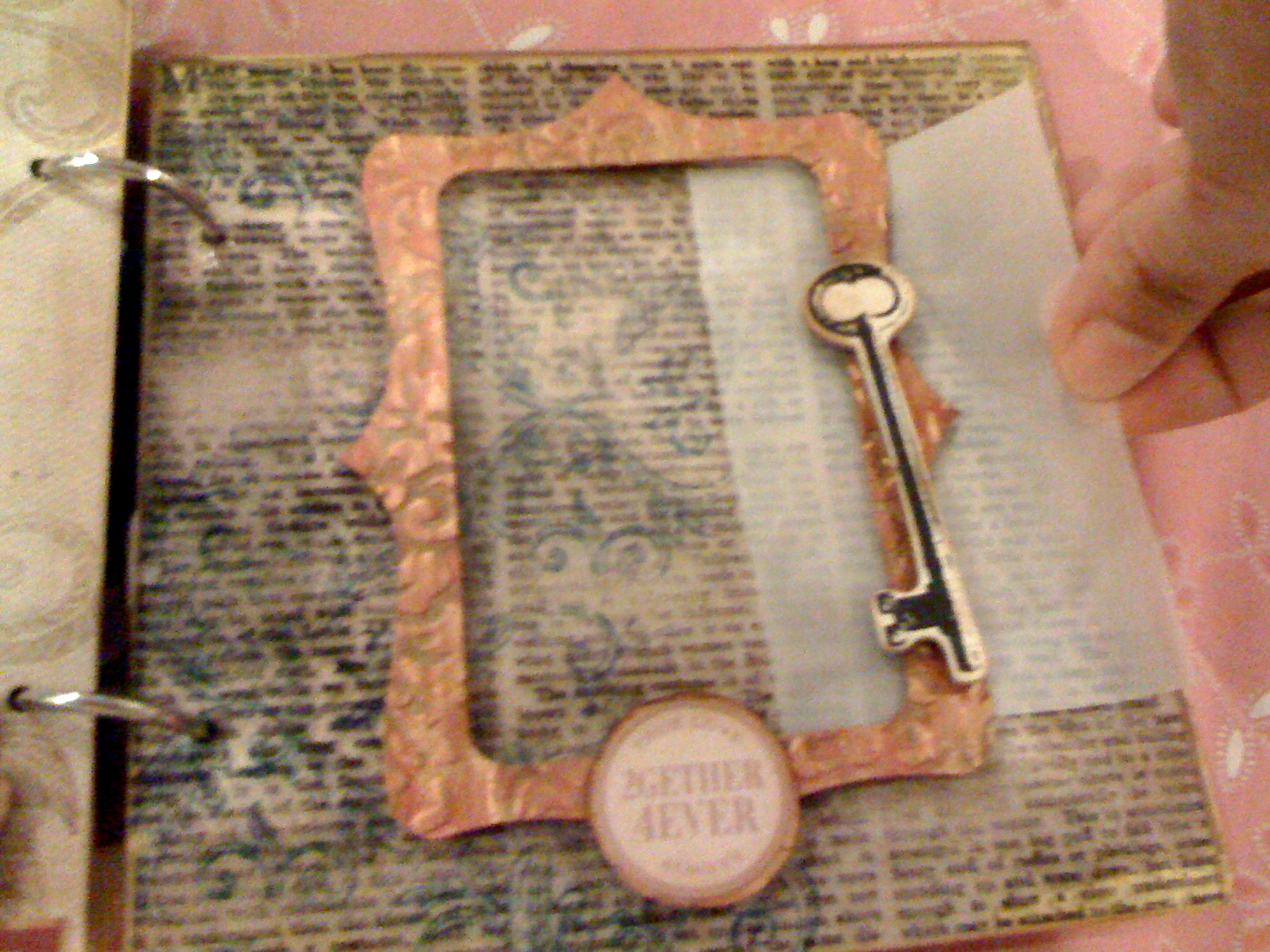 Paper Crafts with KraftyMom: ACRYLIC BOOK- "For You" (1200)