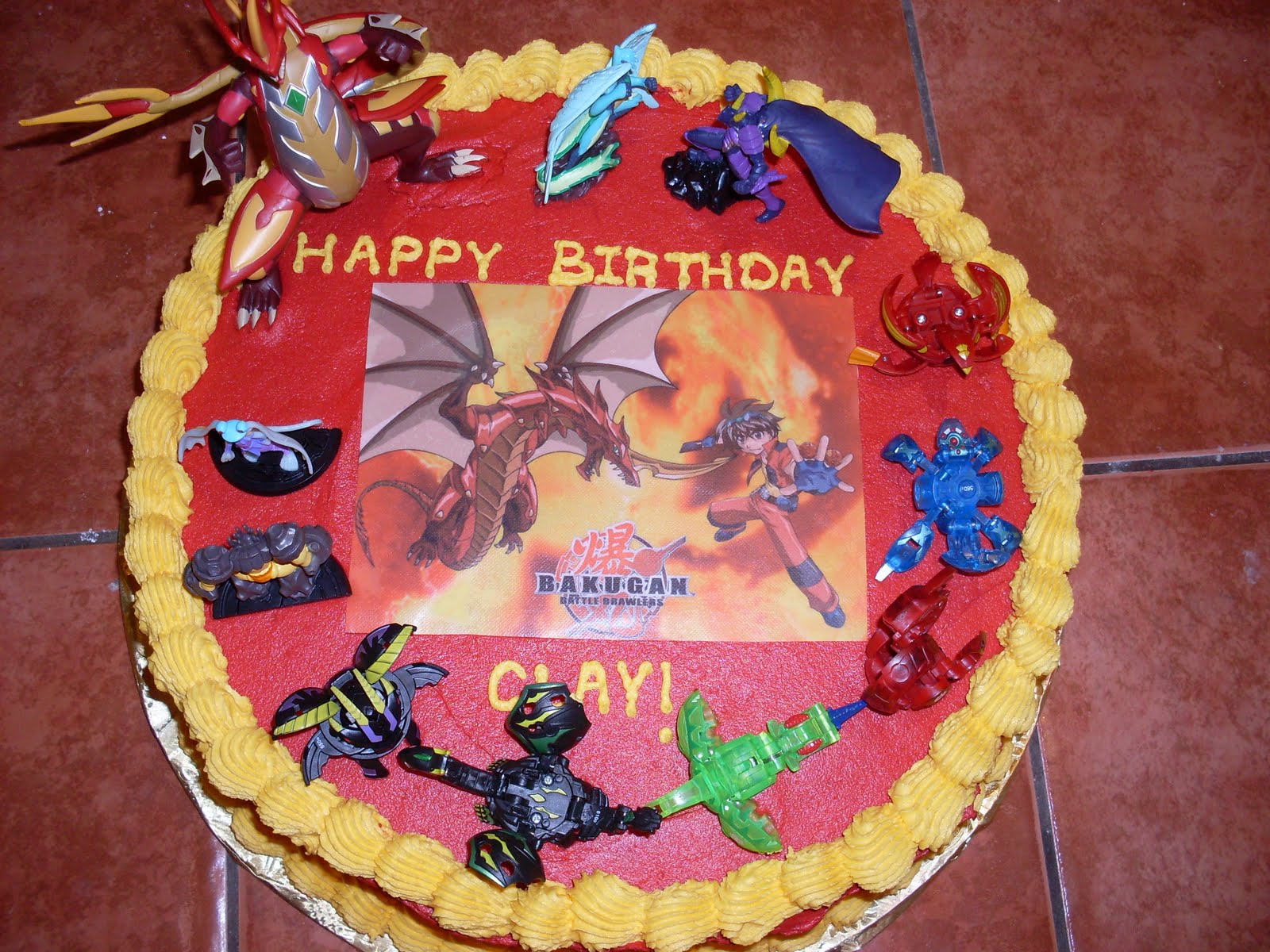 Dreaming in Buttercream: Bakugan Battle Cake