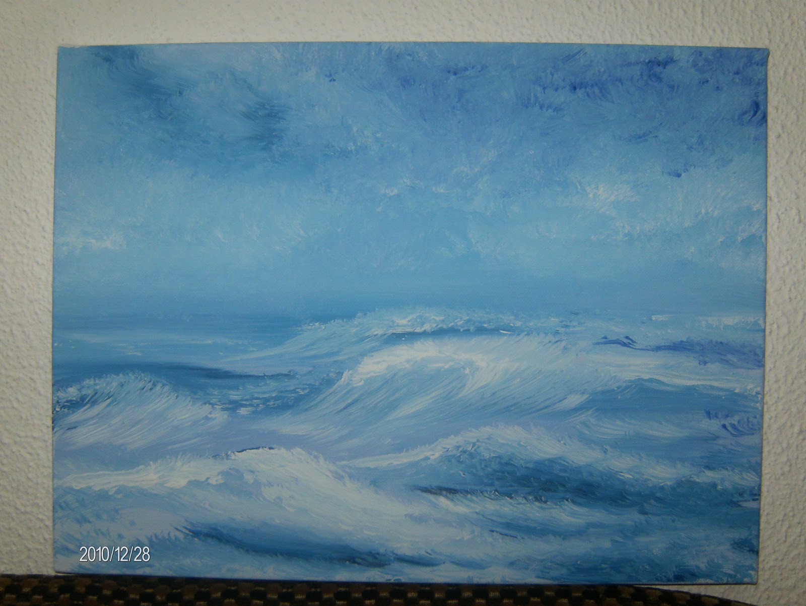 O meu cantinho d'art: Pintura "Mar"