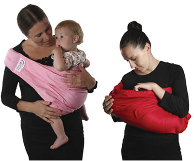 Mesya & Baby Wardrobe: Baba Sling baby carrier (blue black)