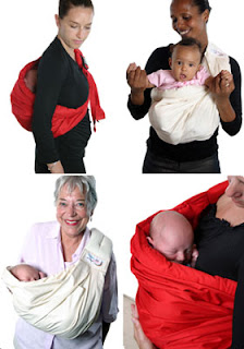 Mesya & Baby Wardrobe: Baba Sling baby carrier (blue black)