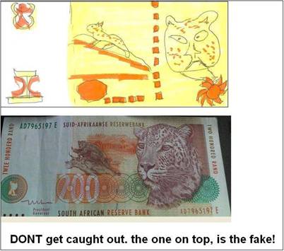 Press Play: New fake R200 note