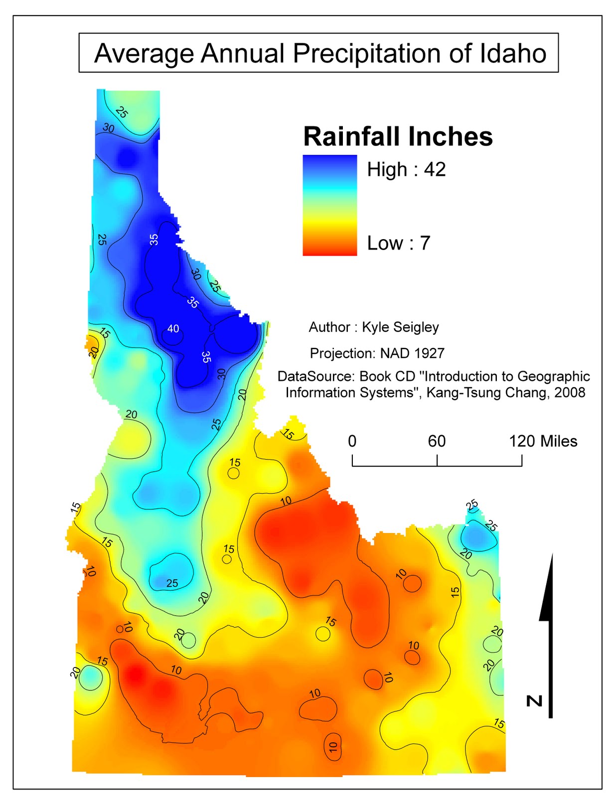 Seigley Blog: Idaho Precipitation Map I