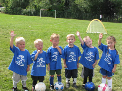 Kevin Megan and Tyler: Tiny Tots Soccer