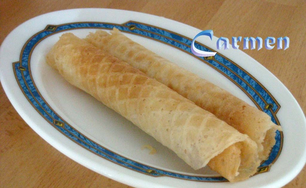 Caprichos sin gluten: Barquillos