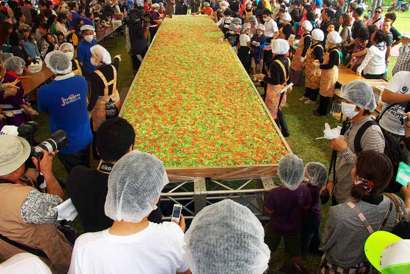 Ryukyu Life: Guinness World Record Taco Rice Recipe: Photo Essay