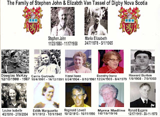 Stephen John Van Tassel & Famlies of Digby, Nova Scotia: Children of ...