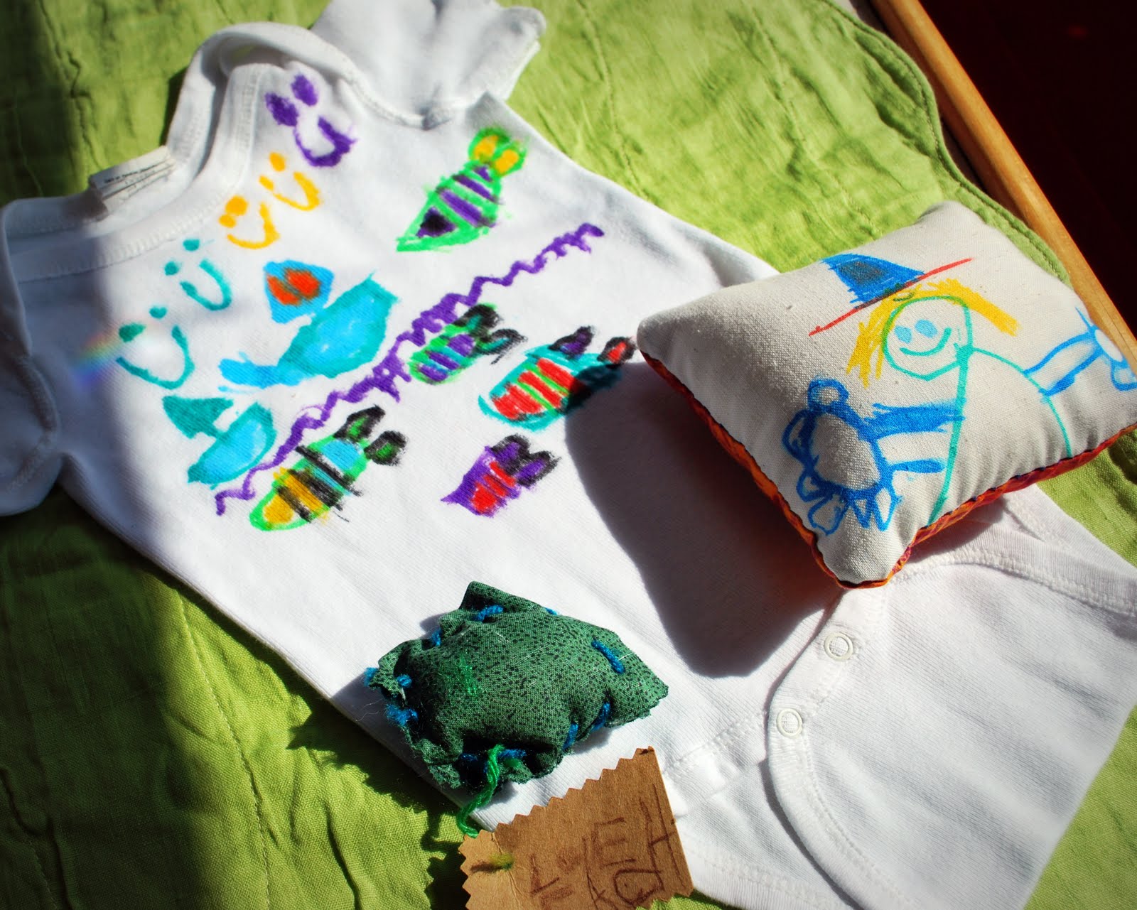 Zach Aboard: handmade baby