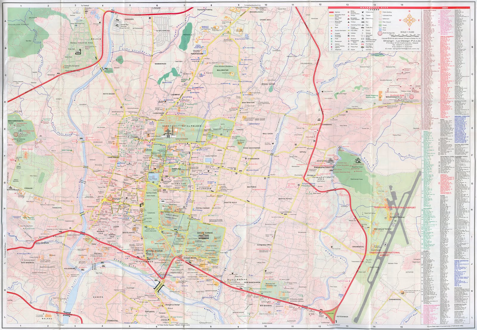 Conectados con el mundo: Lhasa & Kathmadu & Thamel & Patan, Maps