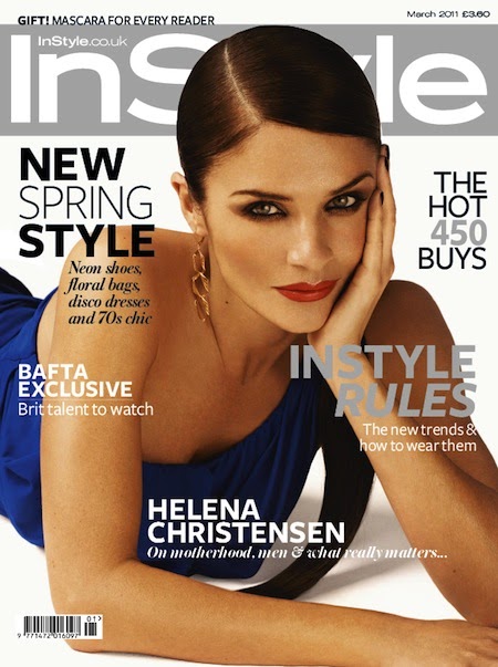 The Diva's Corner: Beautiful Helena Christensen Covers *Instyle UK ...