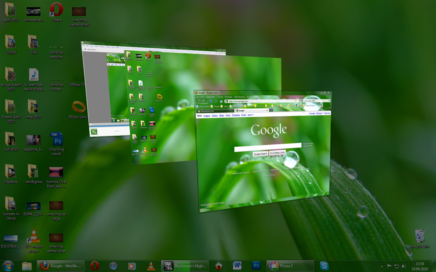 computer wallpapers: Ultimate Theming - make a matching desktop