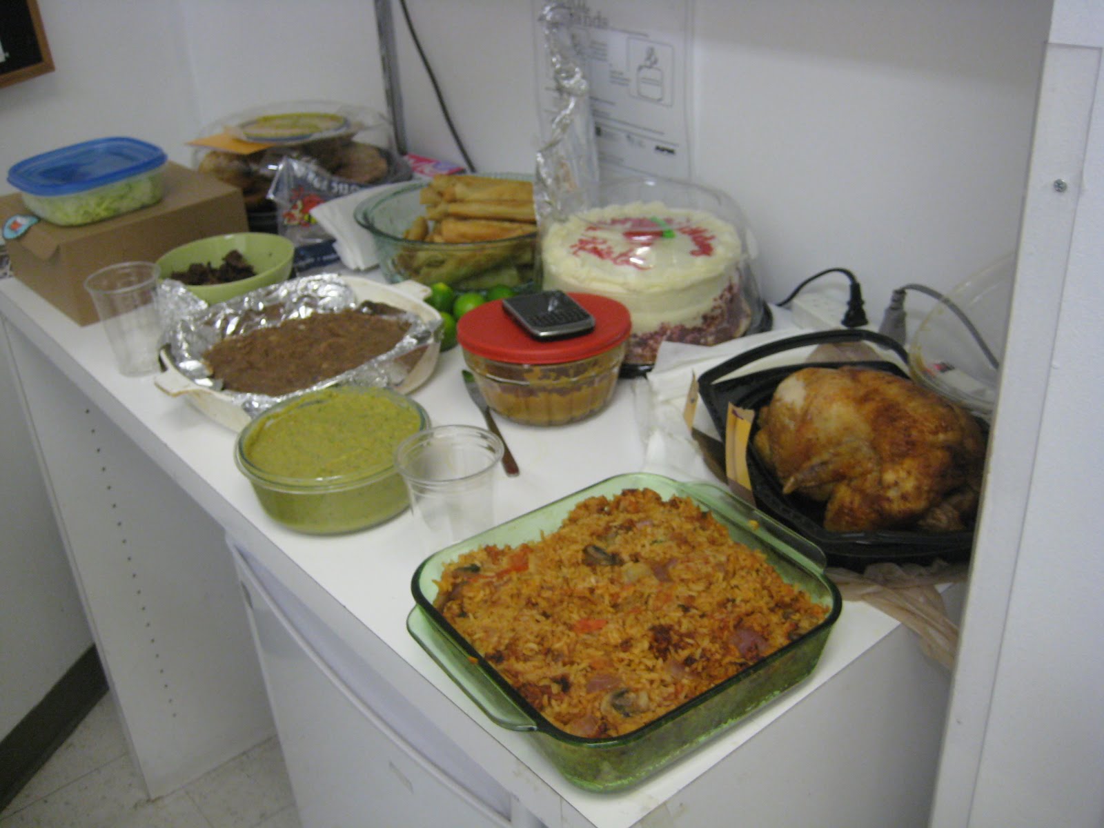 Going Away Potluck for boss Deb. — HUNGRY CAKES