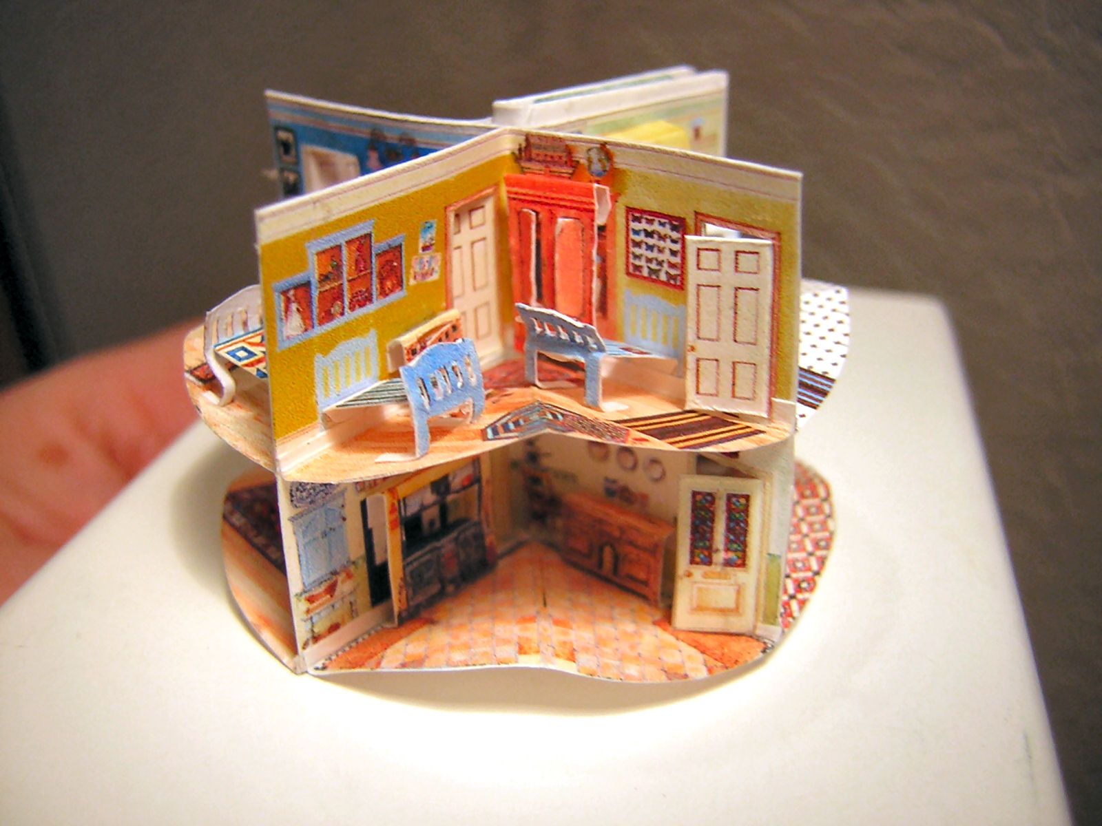 Janas Minibücher: Doppelstöckiges Pop-Up Buch