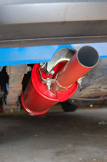 1977 MGB: Peco exhaust