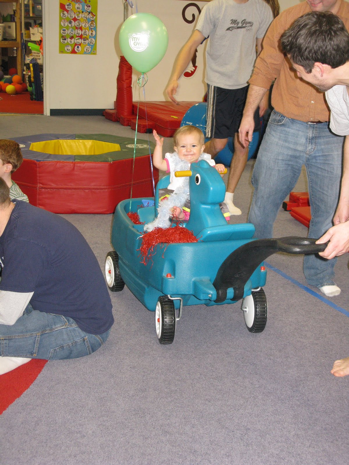 The Gibbons Family is Growing: Claire's First Birthday Party at My Gym
