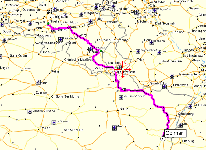 European Ride - 2010: Day 3 - Colmar, France