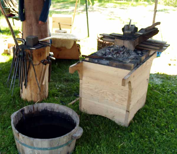 Hammered Out Bits: an Anglo Saxon Forge (?)