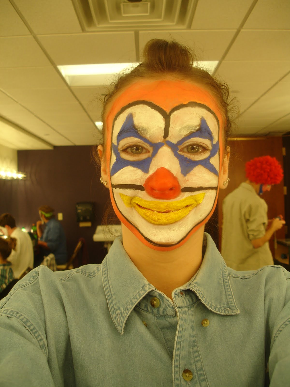 Make-up: Elisa: Funny clown faces