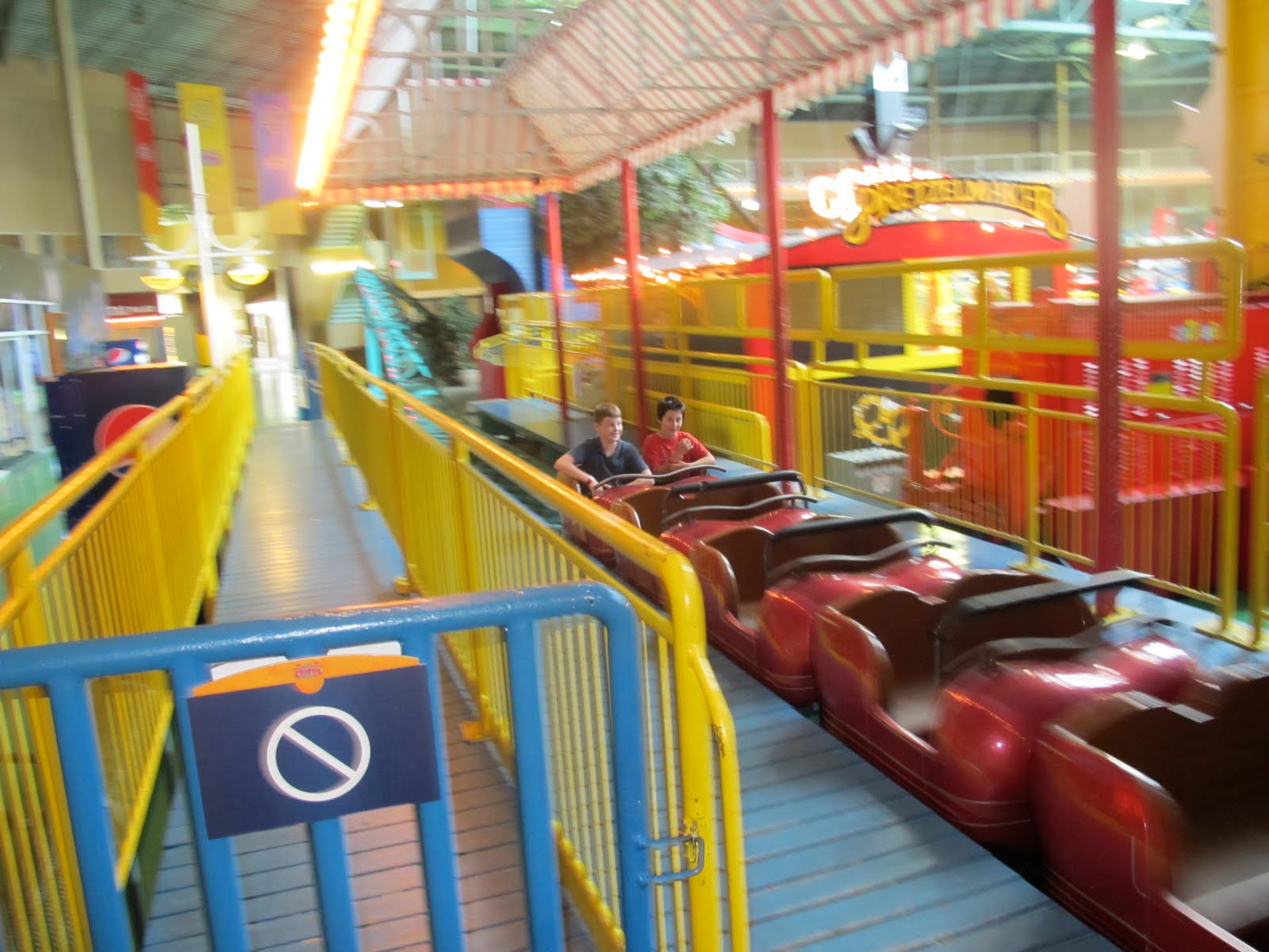 The ups and downs of raising 4 amazing kids: Chrystal Palace fun in Moncton