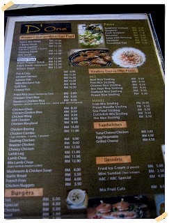 - Diari Seorang Pustakawan -: D' One Steak, Sek 6 Bdr Baru Bangi..