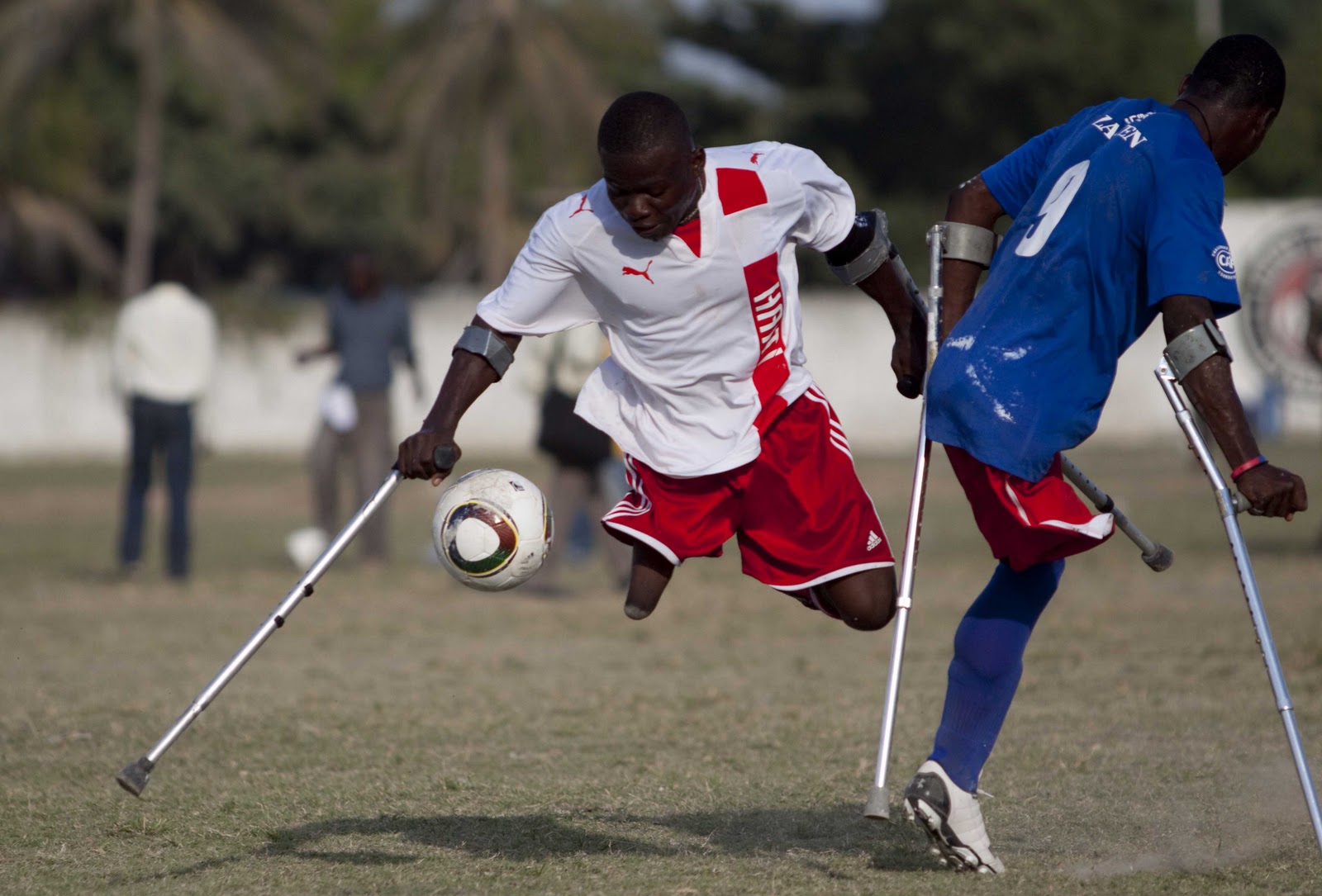 Photodocumentary by Les Stone: Handicapped Football. The earthquake ...