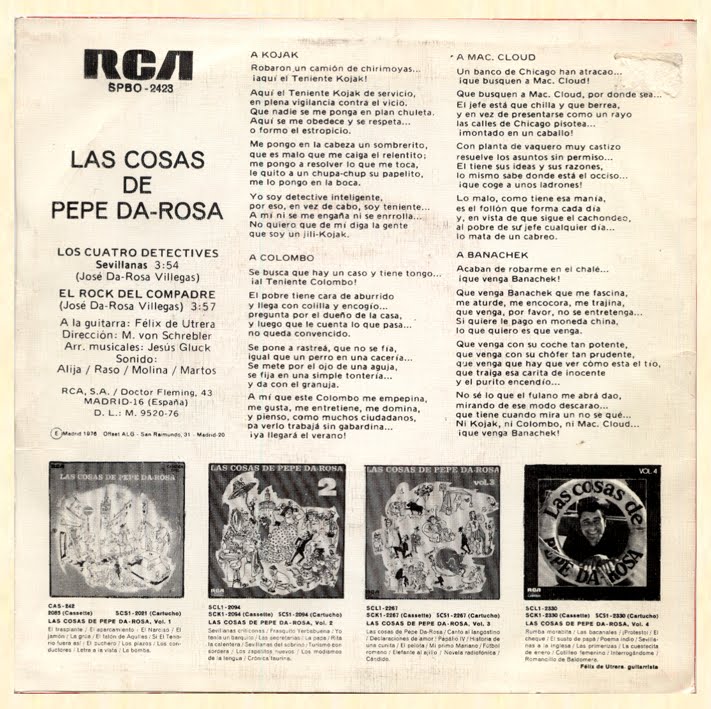 Música, "lo que dejamos atrás": Pepe da rosa (1976)