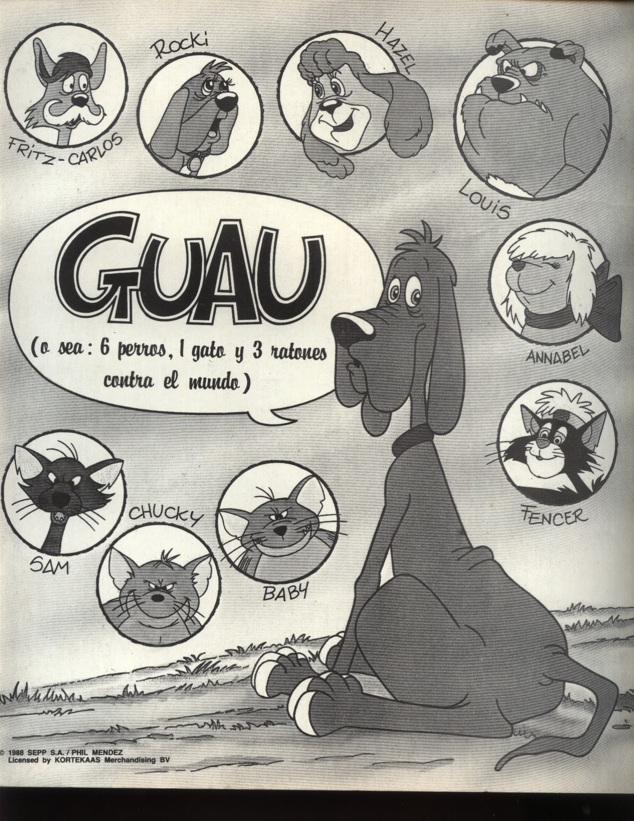 Dibujos animados y Albums de cromos "lo que dejamos atrás": Foofur - 1988