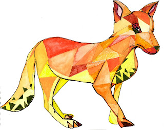 Rebekah Leigh Marshall - Art.Illustration.Design: Triangle animals