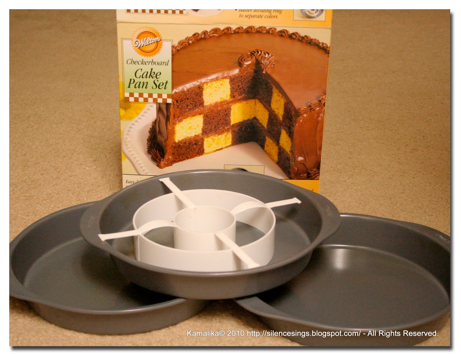 Silence sings..........: Checkerboard Cake