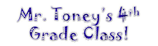 MrToneyHomeroom: Examples of Math Project