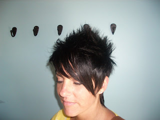 Style them FaBuLoUs!: razored textured framed mohawk haircut