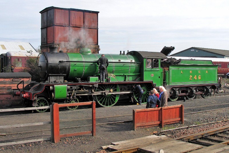 47s and other Classic Power at Southampton: Gresley LNER locomotives in ...