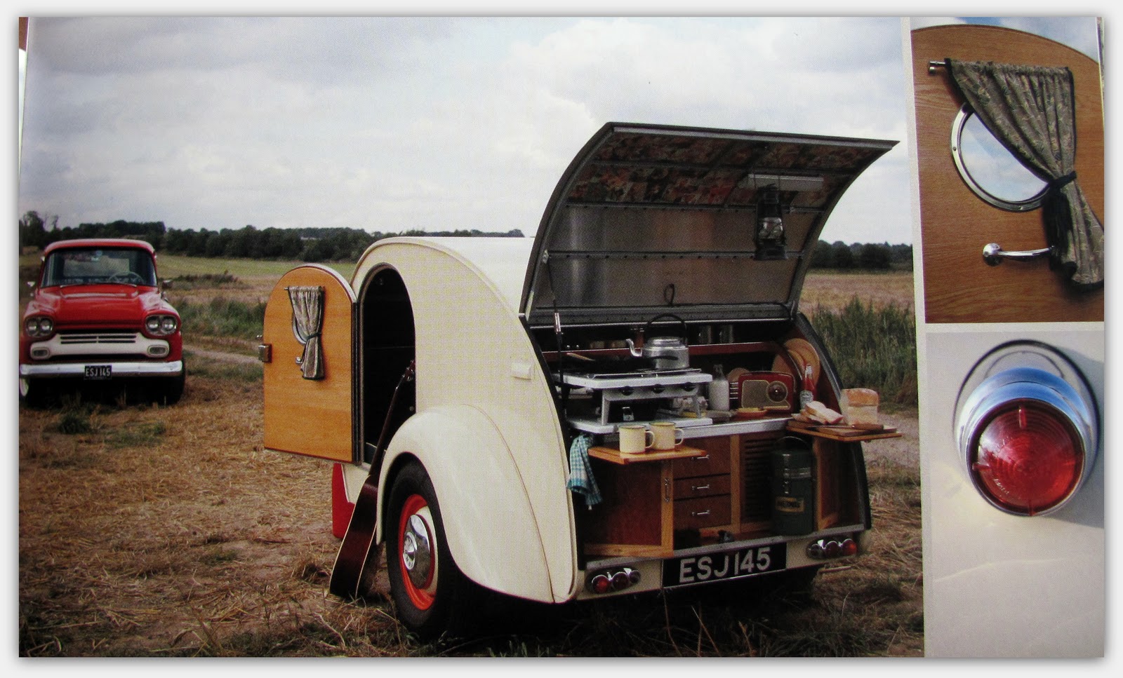 A Tranquil Townhouse: cool retro caravans