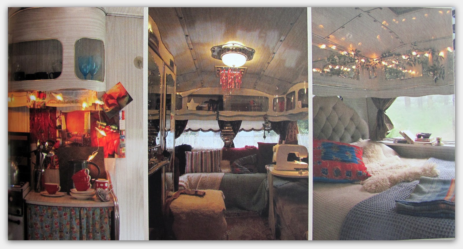 A Tranquil Townhouse: cool retro caravans