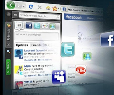 Messenger 2010 con facebook y Tweets