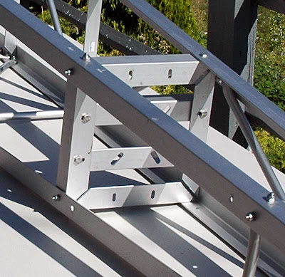 Glen Martin Roof Tower Install: Rotator plate mods for Yaesu 800SDX rotator