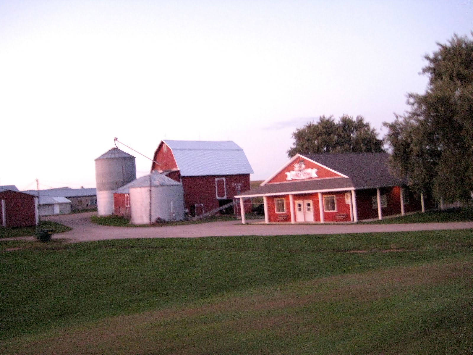city imagery: Michigan: fields, barns and deer on the lawn / Michigan ...