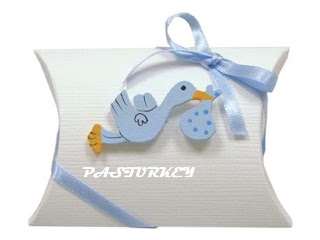 PASTURKEY: AHŞAP MİNİ GAGASI BOHÇALI DEKORLU BEBEK ŞEKERLERİ