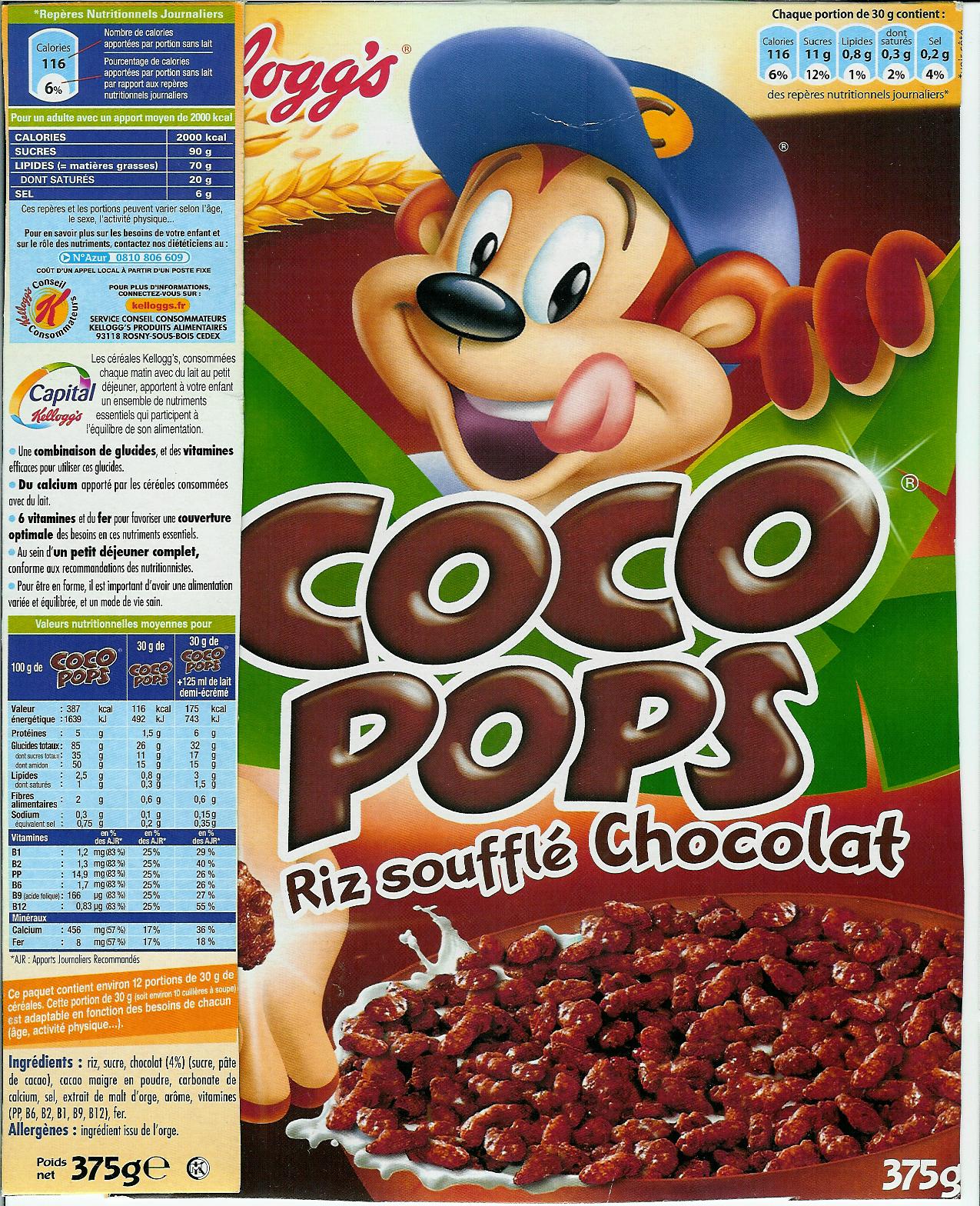 Mincir et Sport: Kellogg's Coco Pops