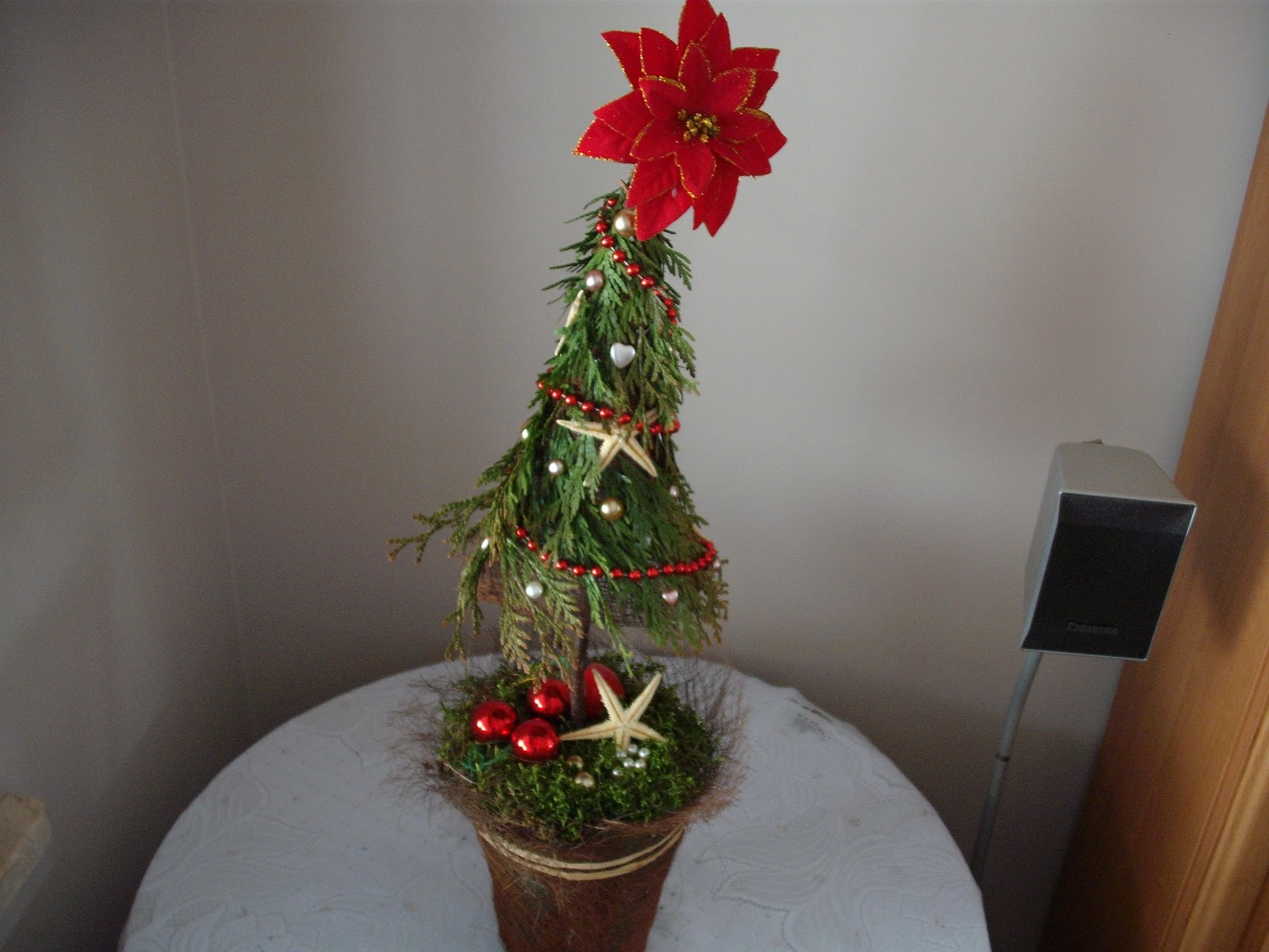 Pracownia z widokiem na duszę...: Pomysł na choineczkę w doniczce