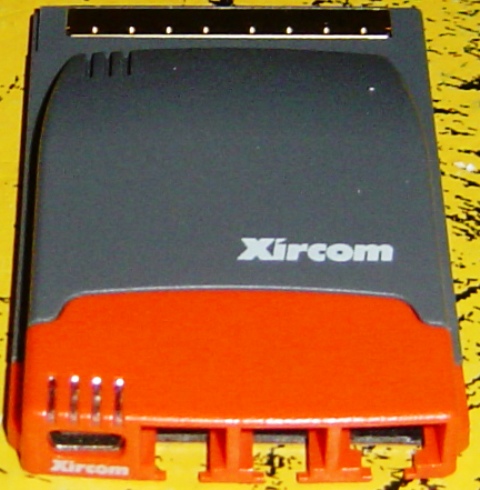 PCMCIA CARDS: XIRCOM REALPORT CARDBUS ETHERNET 10/100+MODEM56 PCMCIA