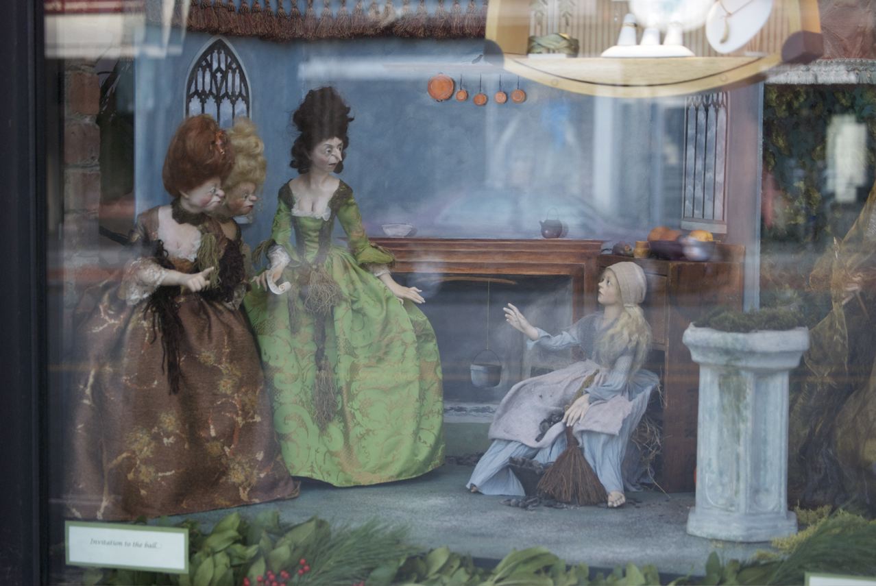 Flower Hill Farm: Another Fairy Tale Window 'Cinderella' By Anna Brahms