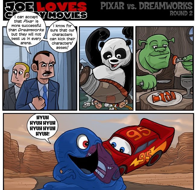 Dreamworks Vs Pixar By Pechas On Deviantart Dreamwork